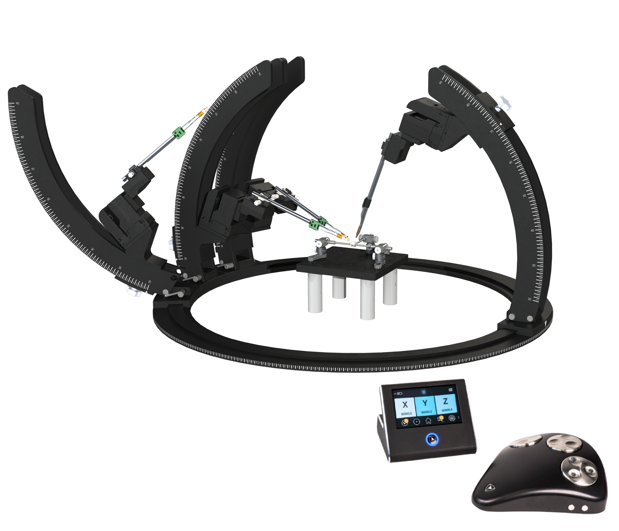 Quad Probe Neuropixel Rig - Sensapex Shop